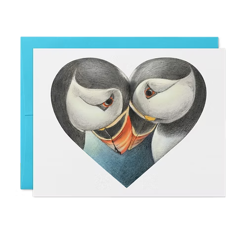 Puffin Snuggle Card – Posie Row